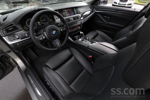 Green BMW 525 2013 in Jelgava, with an engine capacity of 2.00 L and mileage of 0 thousand km for 11800 €, photo 8 on AUTOMOTO.COM.LV