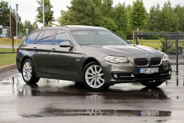 Green BMW 525 2013 in Jelgava, with an engine capacity of 2.00 L and mileage of 249 thousand km for 11800 €, photo 3 on AUTOMOTO.COM.LV