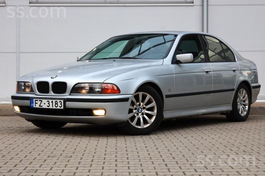 Grey BMW 525 2000 in Riga, with an engine capacity of 2.50 L and mileage of 344 thousand km for 2995 €, photo 1 on AUTOMOTO.COM.LV