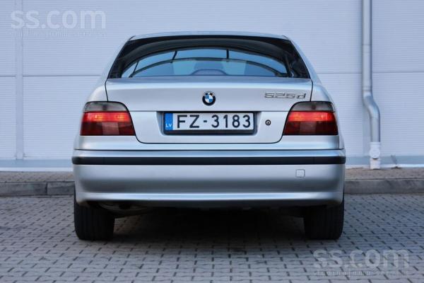 Grey BMW 525 2000 in Riga, with an engine capacity of 2.50 L and mileage of 344 thousand km for 2995 €, photo 7 on AUTOMOTO.COM.LV