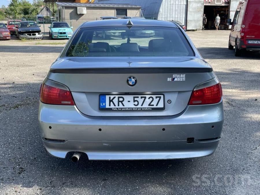 Grey BMW 525 2003 in Riga, with an engine capacity of 2.50 L and mileage of 0 thousand km for 1900 €, photo 3 on AUTOMOTO.COM.LV