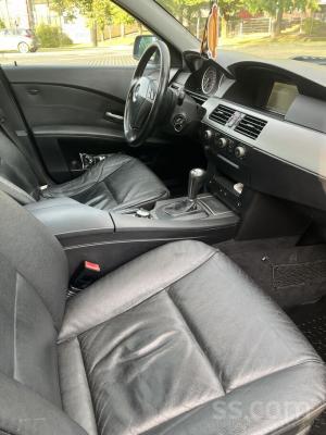 Grey BMW 525 2003 in Tukums, with an engine capacity of 2.50 L and mileage of 323 thousand km for 3850 €, photo 7 on AUTOMOTO.COM.LV