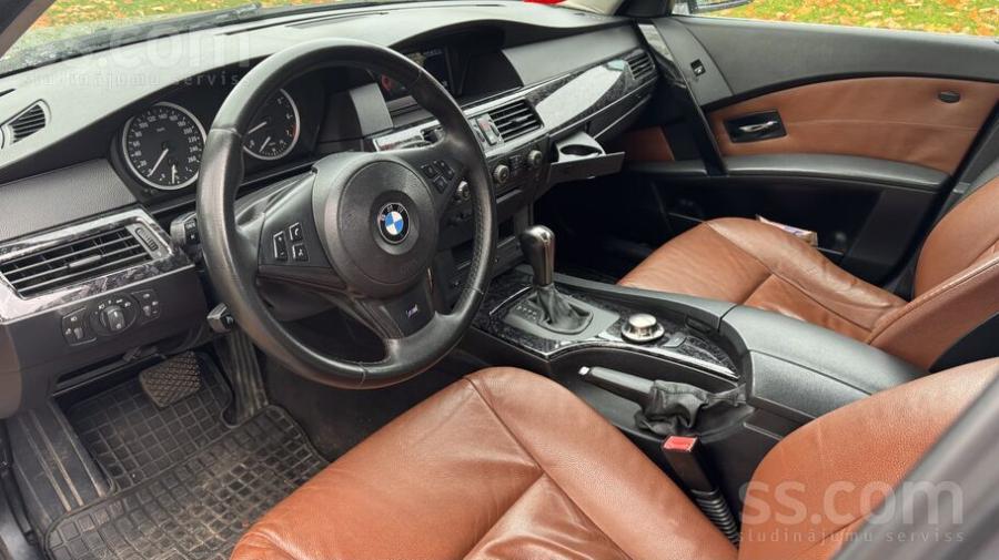 Grey BMW 525 2003 in Riga, with an engine capacity of 2.50 L and mileage of 400 thousand km for 3999 €, photo 8 on AUTOMOTO.COM.LV