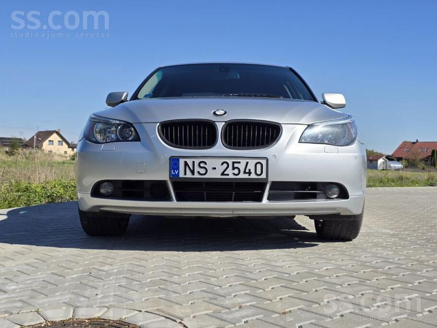 Grey BMW 525 2004 in Riga, with an engine capacity of 2.50 L and mileage of 412 thousand km for 2900 €, photo 2 on AUTOMOTO.COM.LV