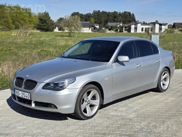 Grey BMW 525 2004 in Riga, with an engine capacity of 2.50 L and mileage of 412 thousand km for 2900 €, photo 3 on AUTOMOTO.COM.LV