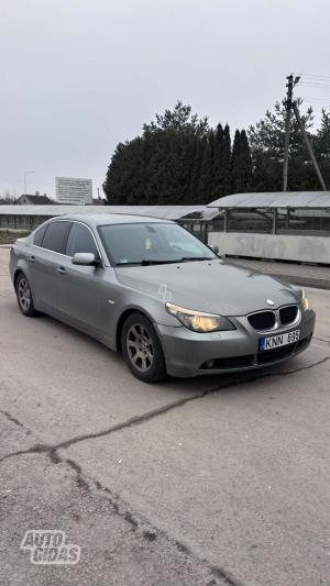 Grey BMW 525 2004 in Marijampole, with an engine capacity of 2.50 L and mileage of 296 thousand km for 2199 €, photo  on AUTOMOTO.COM.LV