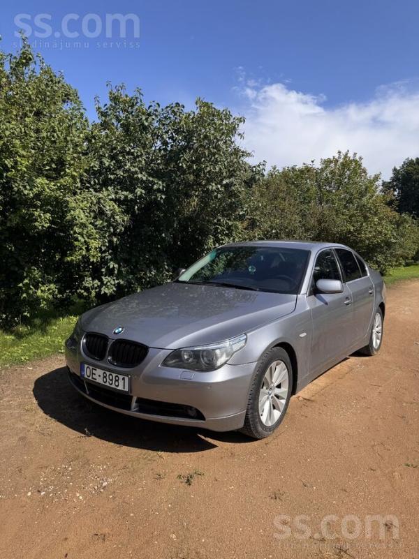 Grey BMW 525 2004 in Liepaja, with an engine capacity of 2.50 L and mileage of 278 thousand km for 4000 €, photo 2 on AUTOMOTO.COM.LV