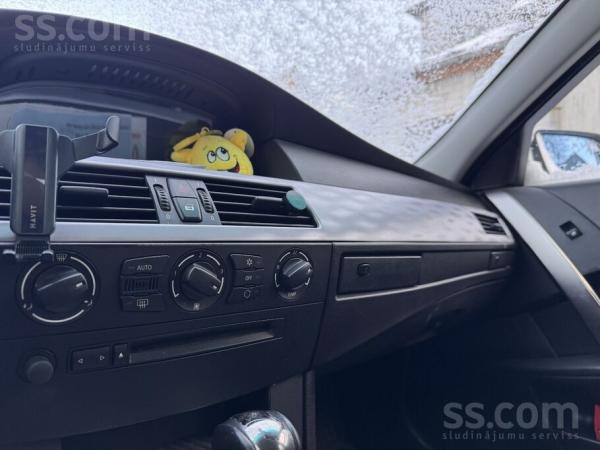 Grey BMW 525 2004 in Liepaja, with an engine capacity of 2.50 L and mileage of 278 thousand km for 4000 €, photo 8 on AUTOMOTO.COM.LV