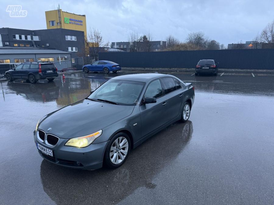 Grey BMW 525 2004 in Kaunas, with an engine capacity of 2.50 L and mileage of 5 thousand km for 2700 €, photo 7 on AUTOMOTO.COM.LV