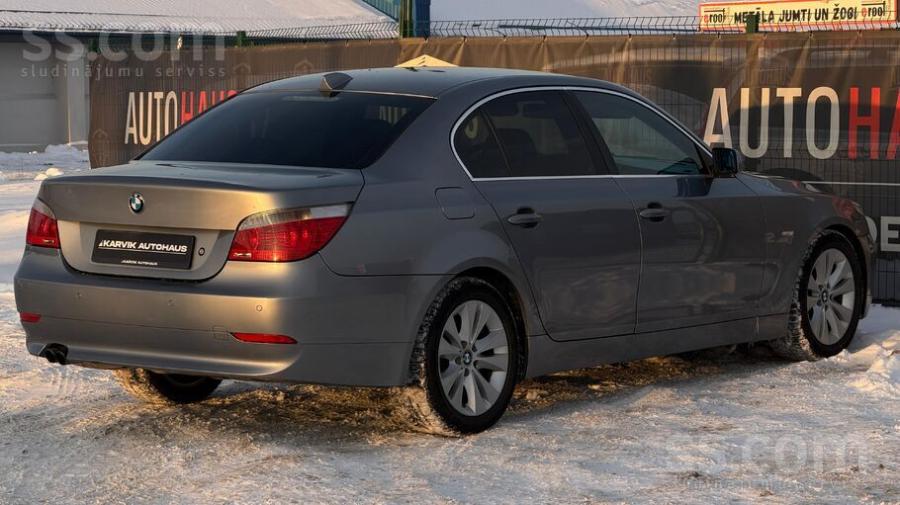 Grey BMW 525 2004 in Liepaja, with an engine capacity of 2.50 L and mileage of 281 thousand km for 3650 €, photo 4 on AUTOMOTO.COM.LV