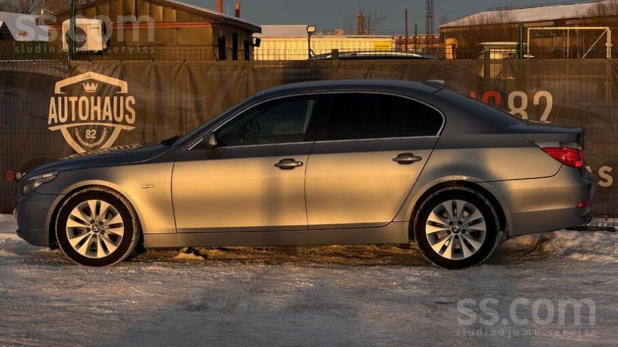 Grey BMW 525 2004 in Liepaja, with an engine capacity of 2.50 L and mileage of 281 thousand km for 3650 €, photo 7 on AUTOMOTO.COM.LV