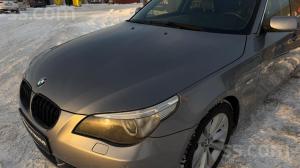 Grey BMW 525 2004 in Liepaja, with an engine capacity of 2.50 L and mileage of 281 thousand km for 3650 €, photo 9 on AUTOMOTO.COM.LV