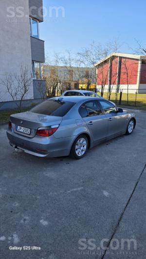 Grey BMW 525 2004 in Riga, with an engine capacity of 2.50 L and mileage of 356 thousand km for 1900 €, photo 3 on AUTOMOTO.COM.LV