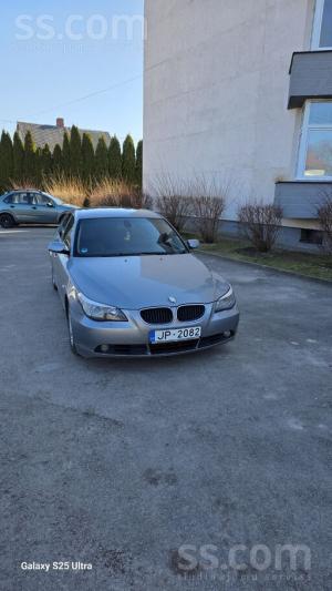 Grey BMW 525 2004 in Riga, with an engine capacity of 2.50 L and mileage of 356 thousand km for 1900 €, photo 4 on AUTOMOTO.COM.LV