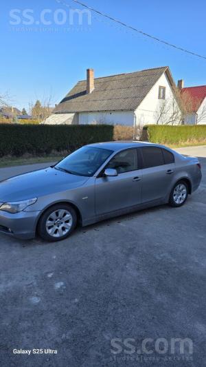 Grey BMW 525 2004 in Riga, with an engine capacity of 2.50 L and mileage of 356 thousand km for 1900 €, photo 5 on AUTOMOTO.COM.LV