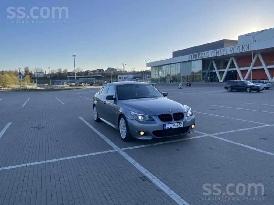 Grey BMW 525 2004 in Rezekne, with an engine capacity of 2.50 L and mileage of 206 thousand km for 4400 €, photo 1 on AUTOMOTO.COM.LV