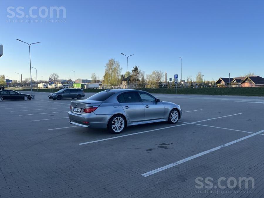 Grey BMW 525 2004 in Rezekne, with an engine capacity of 2.50 L and mileage of 206 thousand km for 4400 €, photo 5 on AUTOMOTO.COM.LV