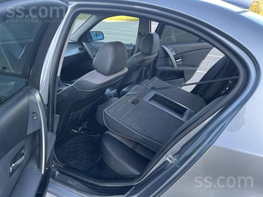 Grey BMW 525 2004 in Rezekne, with an engine capacity of 2.50 L and mileage of 206 thousand km for 4400 €, photo 9 on AUTOMOTO.COM.LV
