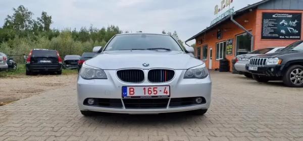 Pelēks BMW 525 2004 Valmiera, ar dzinēja tilpumu 2.50 L un nobraukumu 338 tūkst. km par 3100 €, foto 8 vietnē AUTOMOTO.COM.LV