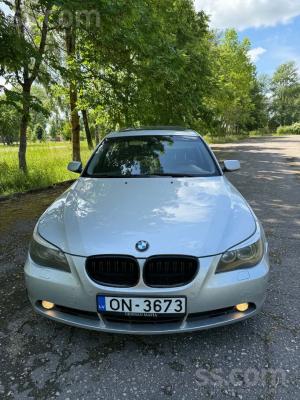 Pelēks BMW 525 2004 Rēzekne, ar dzinēja tilpumu 2.50 L un nobraukumu 401 tūkst. km par 2850 €, foto  vietnē AUTOMOTO.COM.LV