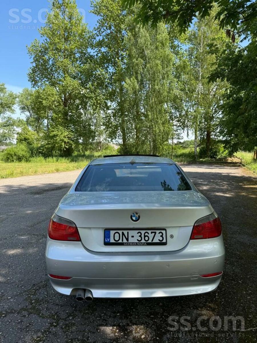 Pelēks BMW 525 2004 Rēzekne, ar dzinēja tilpumu 2.50 L un nobraukumu 401 tūkst. km par 2850 €, foto 5 vietnē AUTOMOTO.COM.LV