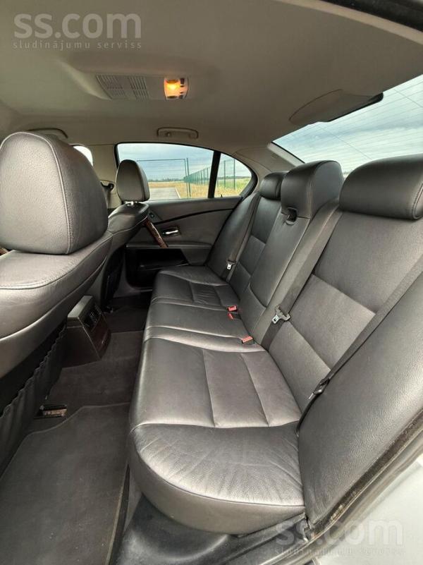 Grey BMW 525 2004 in Liepaja, with an engine capacity of 2.50 L and mileage of 495 thousand km for 2300 €, photo 8 on AUTOMOTO.COM.LV