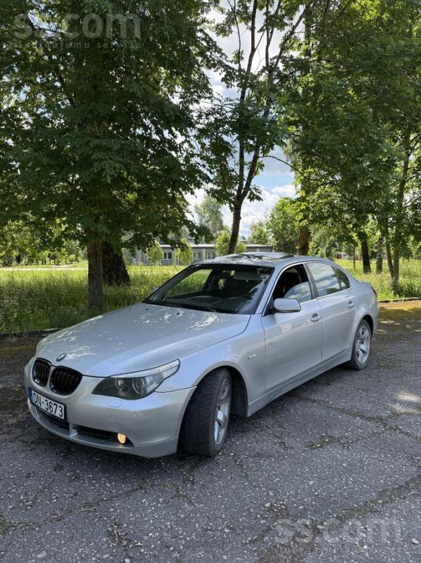 Grey BMW 525 2004 in Rezekne, with an engine capacity of 2.50 L and mileage of 401 thousand km for 2500 €, photo 3 on AUTOMOTO.COM.LV