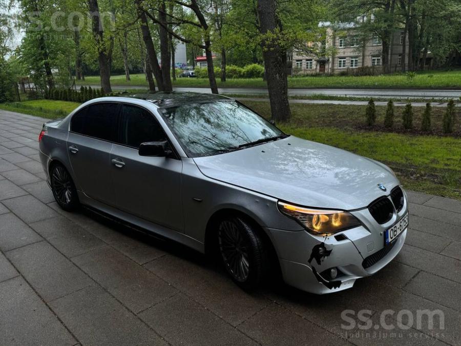 Pelēks BMW 525 2004 Rīga, ar dzinēja tilpumu 2.50 L un nobraukumu 446 tūkst. km par 5500 €, foto 6 vietnē AUTOMOTO.COM.LV