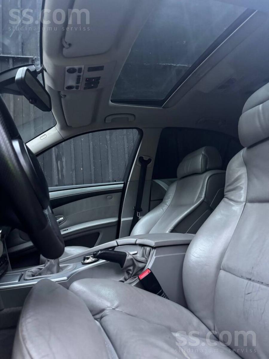 Pelēks BMW 525 2004 Rīga, ar dzinēja tilpumu 2.50 L un nobraukumu 446 tūkst. km par 5500 €, foto 11 vietnē AUTOMOTO.COM.LV