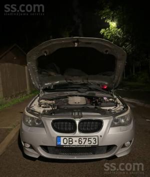 Pelēks BMW 525 2004 Rīga, ar dzinēja tilpumu 2.50 L un nobraukumu 446 tūkst. km par 5500 €, foto 12 vietnē AUTOMOTO.COM.LV