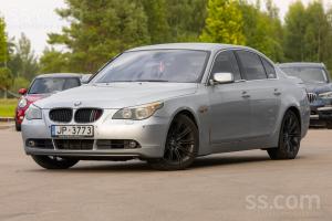 Серый БМВ 525 2004 в Елгава, объемом двигателя 2.50 л и пробегом 0 тыс. км за 1790 €, фото  на AUTOMOTO.COM.LV