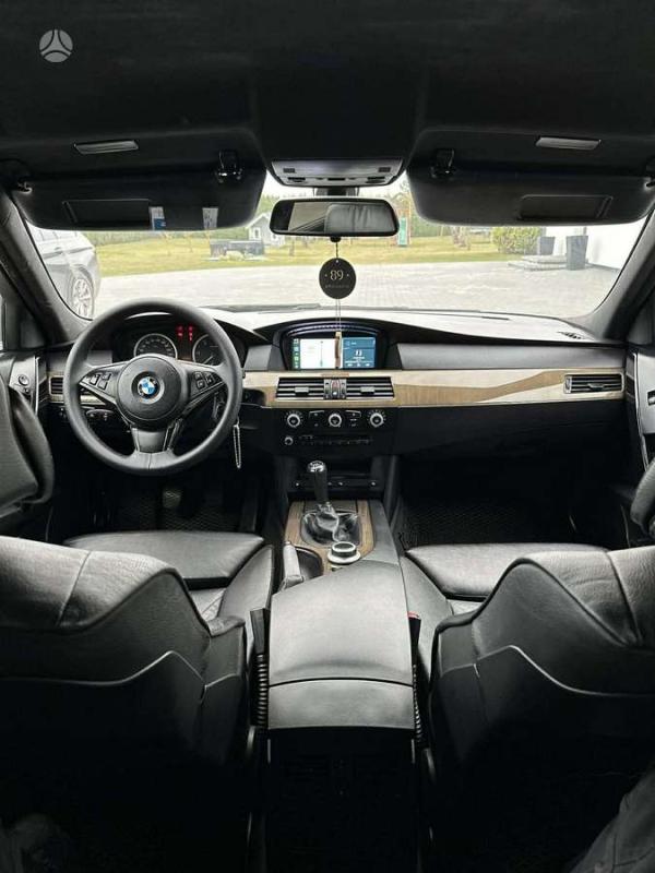 Pelēks BMW 525 2004 Utena, ar dzinēja tilpumu 2.50 L un nobraukumu 275 tūkst. km par 4499 €, foto 6 vietnē AUTOMOTO.COM.LV