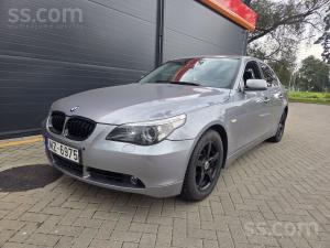 Grey BMW 525 2004 in Riga, with an engine capacity of 2.50 L and mileage of 0 thousand km for 2500 €, photo  on AUTOMOTO.COM.LV