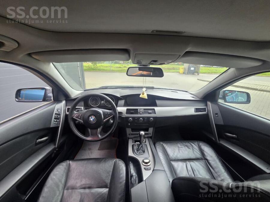 Grey BMW 525 2004 in Riga, with an engine capacity of 2.50 L and mileage of 0 thousand km for 2500 €, photo 8 on AUTOMOTO.COM.LV