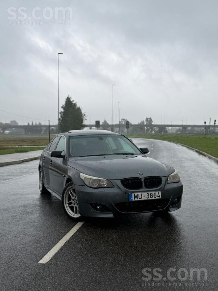 Grey BMW 525 2004 in Rezekne, with an engine capacity of 2.50 L and mileage of 462 thousand km for 3800 €, photo 1 on AUTOMOTO.COM.LV