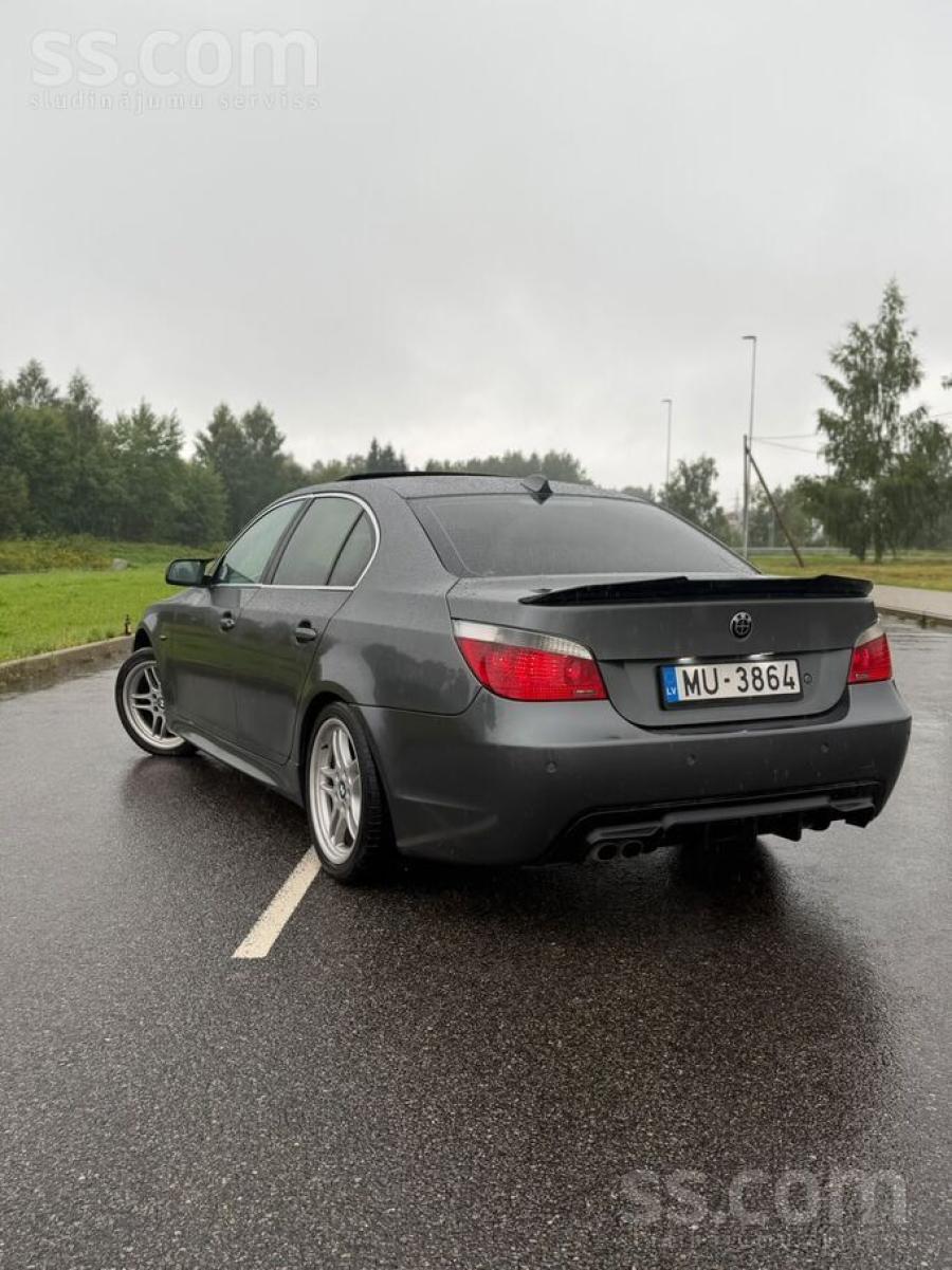 Grey BMW 525 2004 in Rezekne, with an engine capacity of 2.50 L and mileage of 462 thousand km for 3800 €, photo 4 on AUTOMOTO.COM.LV