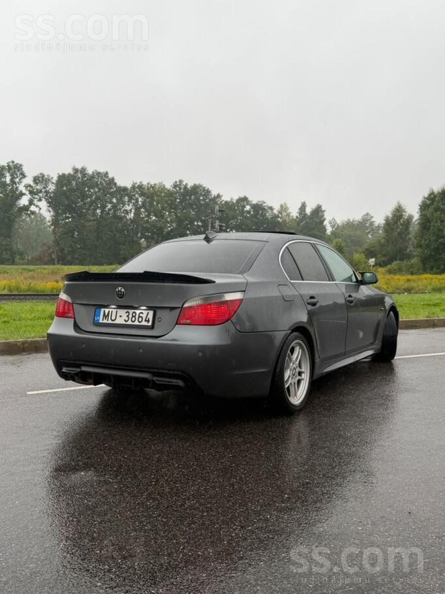 Grey BMW 525 2004 in Rezekne, with an engine capacity of 2.50 L and mileage of 462 thousand km for 3800 €, photo 6 on AUTOMOTO.COM.LV