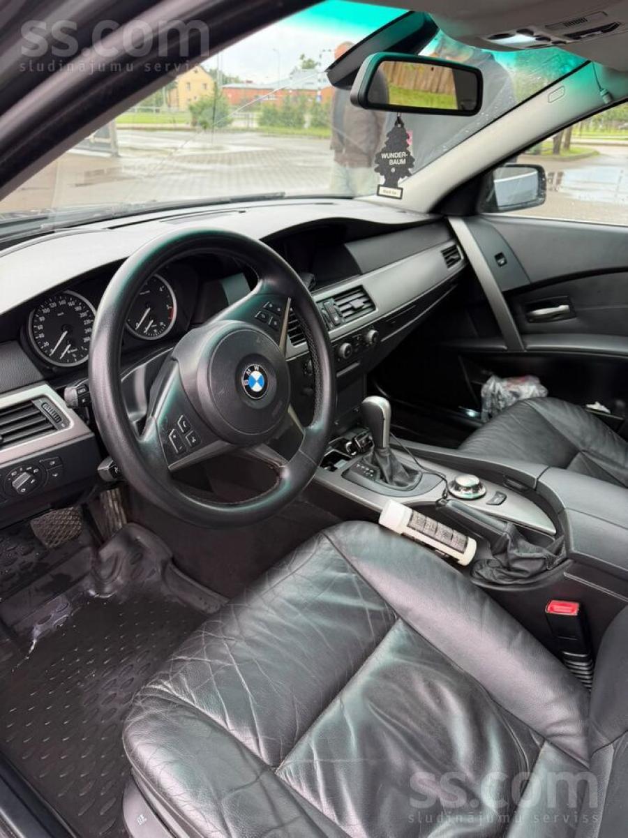 Grey BMW 525 2004 in Rezekne, with an engine capacity of 2.50 L and mileage of 462 thousand km for 3800 €, photo 7 on AUTOMOTO.COM.LV
