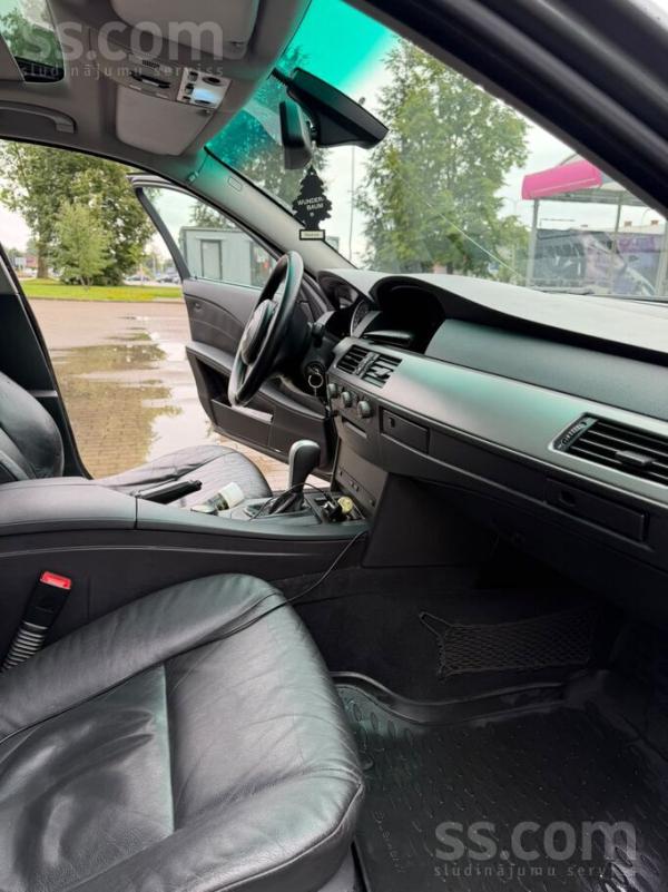 Pelēks BMW 525 2004 Rēzekne, ar dzinēja tilpumu 2.50 L un nobraukumu 462 tūkst. km par 3800 €, foto 8 vietnē AUTOMOTO.COM.LV