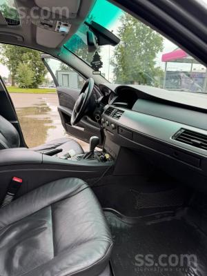 Grey BMW 525 2004 in Rezekne, with an engine capacity of 2.50 L and mileage of 462 thousand km for 3800 €, photo 8 on AUTOMOTO.COM.LV