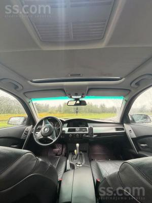Grey BMW 525 2004 in Rezekne, with an engine capacity of 2.50 L and mileage of 462 thousand km for 3800 €, photo 12 on AUTOMOTO.COM.LV
