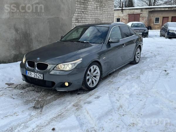 Grey BMW 525 2005 in Jelgava, with an engine capacity of 2.50 L and mileage of 278 thousand km for 4500 €, photo 1 on AUTOMOTO.COM.LV