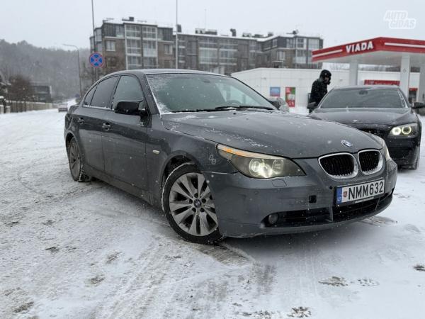 Grey BMW 525 2005 in Kaunas, with an engine capacity of 2.50 L and mileage of 444 thousand km for 2650 €, photo 5 on AUTOMOTO.COM.LV