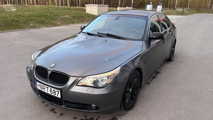 Grey BMW 525 2005 in Kaunas, with an engine capacity of 2.50 L and mileage of 222 thousand km for 2050 €, photo 1 on AUTOMOTO.COM.LV