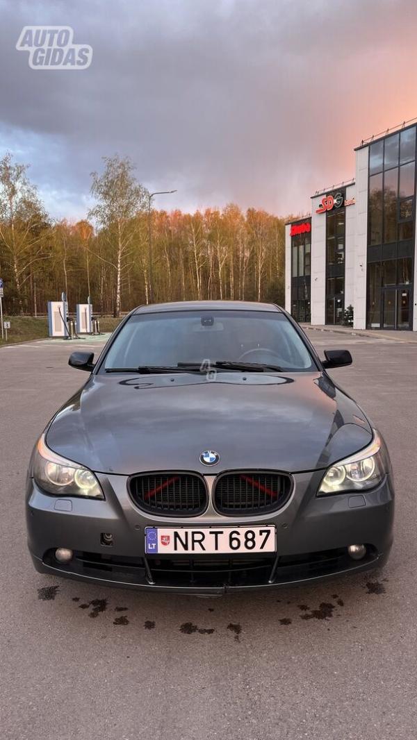 Pelēks BMW 525 2005 Kauņa, ar dzinēja tilpumu 2.50 L un nobraukumu 222 tūkst. km par 2050 €, foto 5 vietnē AUTOMOTO.COM.LV
