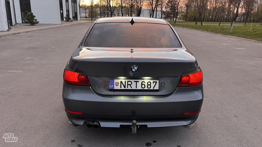 Grey BMW 525 2005 in Kaunas, with an engine capacity of 2.50 L and mileage of 222 thousand km for 2050 €, photo 7 on AUTOMOTO.COM.LV