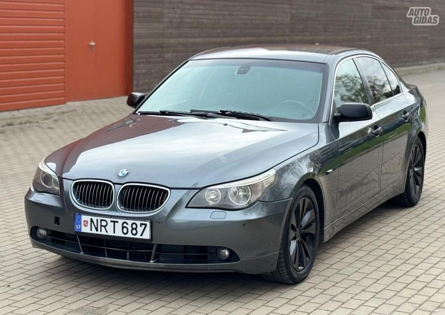 Pelēks BMW 525 2005 Kauņa, ar dzinēja tilpumu 2.50 L un nobraukumu 222 tūkst. km par 1900 €, foto 3 vietnē AUTOMOTO.COM.LV