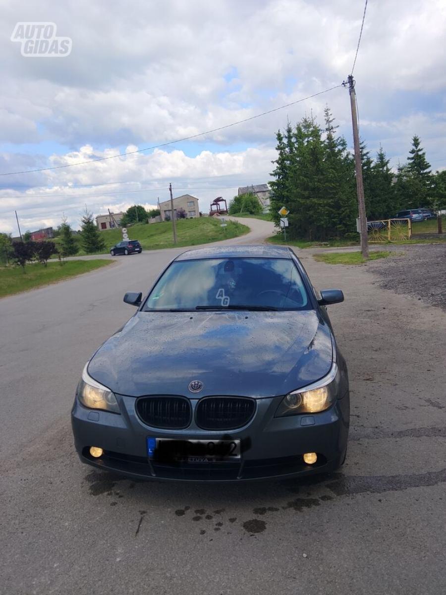 Grey BMW 525 2005 in Silale, with an engine capacity of 2.50 L and mileage of 370 thousand km for 3300 €, photo 8 on AUTOMOTO.COM.LV