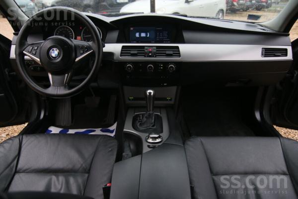 Pelēks BMW 525 2005 Rīga, ar dzinēja tilpumu 2.50 L un nobraukumu 355 tūkst. km par 3999 €, foto 10 vietnē AUTOMOTO.COM.LV