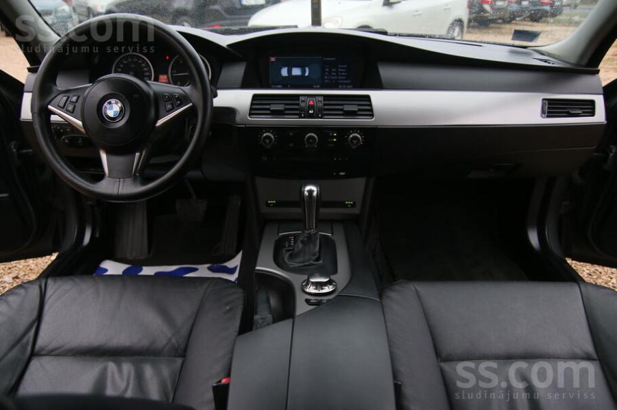 Grey BMW 525 2005 in Riga, with an engine capacity of 2.50 L and mileage of 355 thousand km for 3999 €, photo 11 on AUTOMOTO.COM.LV